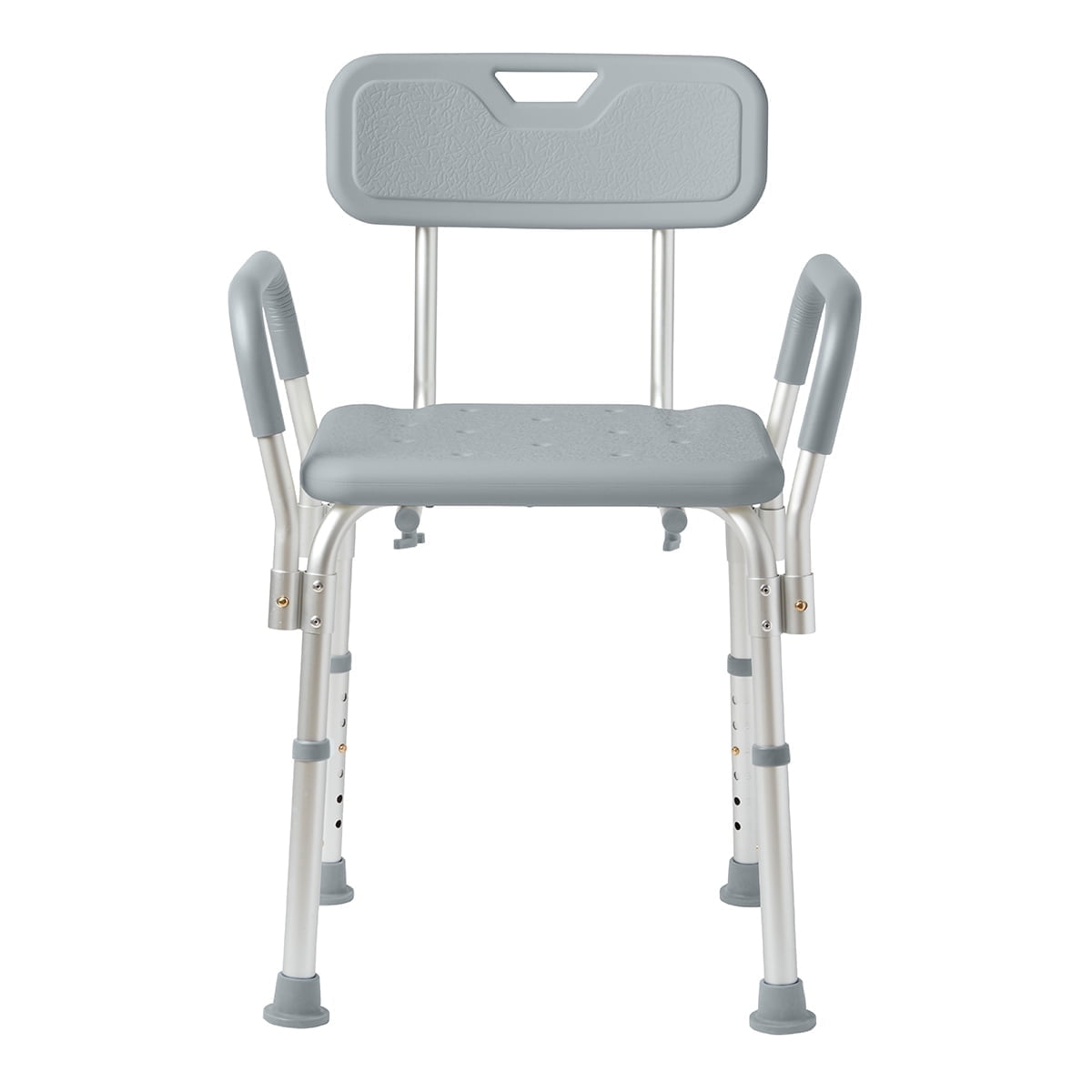 Medline Shower Chair with Backrest and Padded Armrests, 350 lb ...