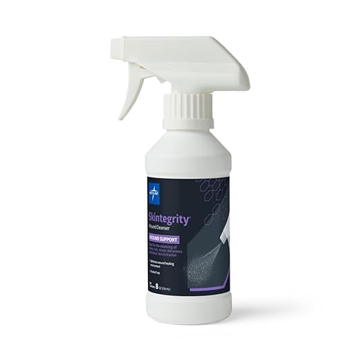 Medline Skintegrity Wound Cleanser Spray, 8oz Spray Bottle, Alcohol ...