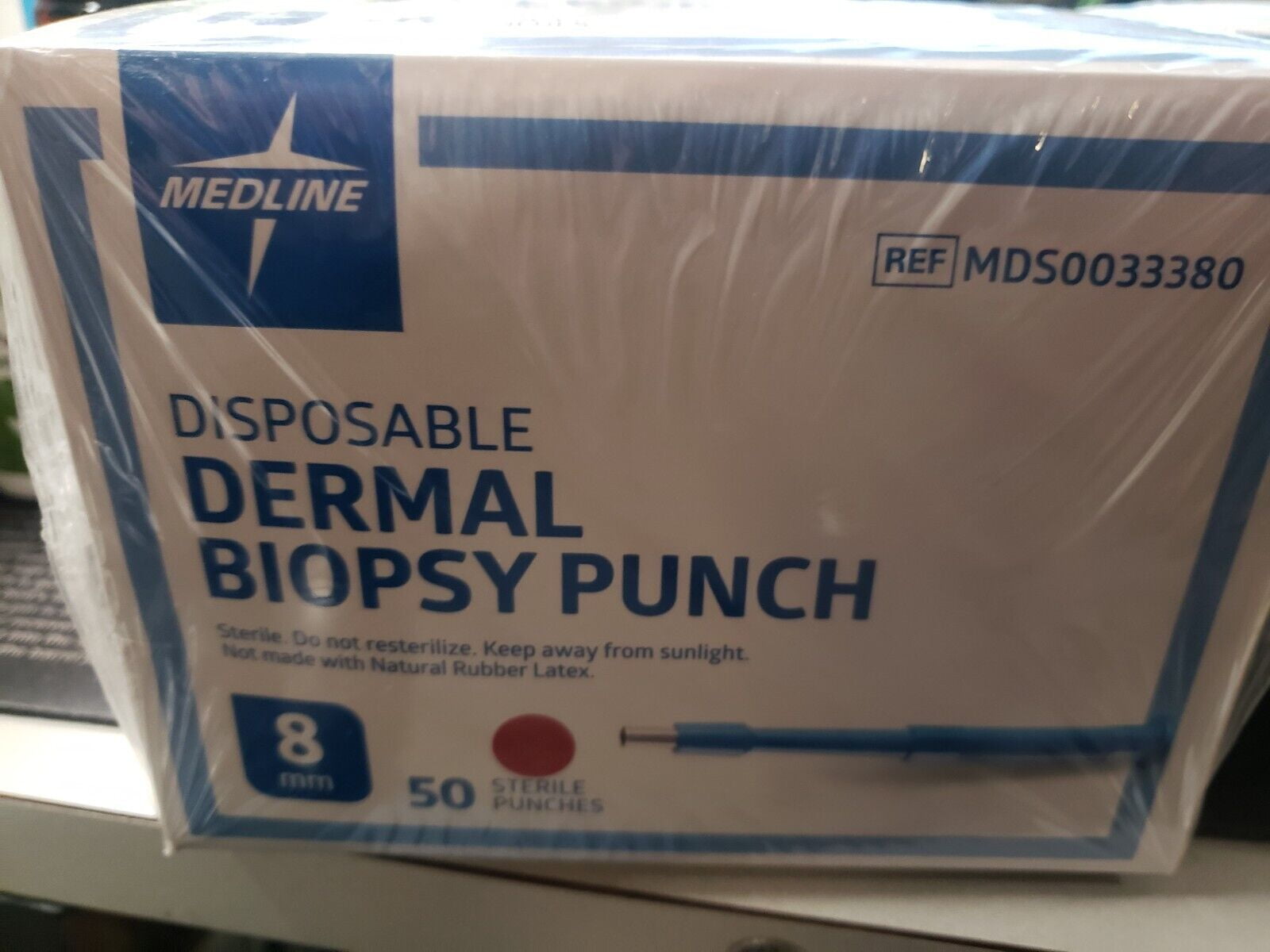 Medline Sterile Biopsy Punches - Sterile Biopsy Punch, Disposable, 8 mm ...
