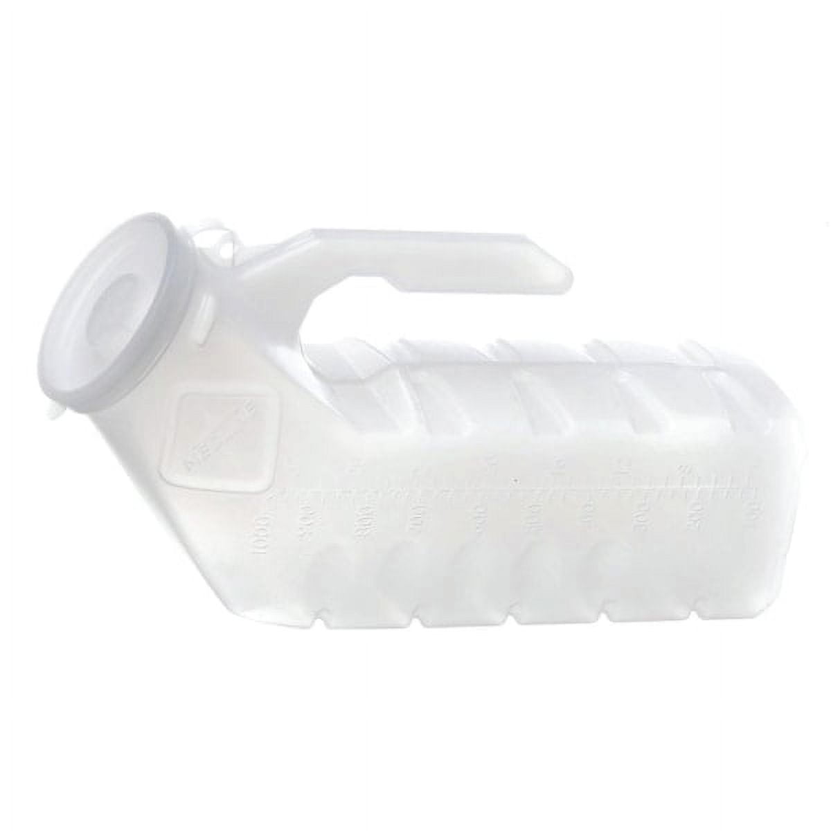 Medline Supreme Urinals, Male, Mini, 32 Oz, Clear, Case Of 12 Plastic ...