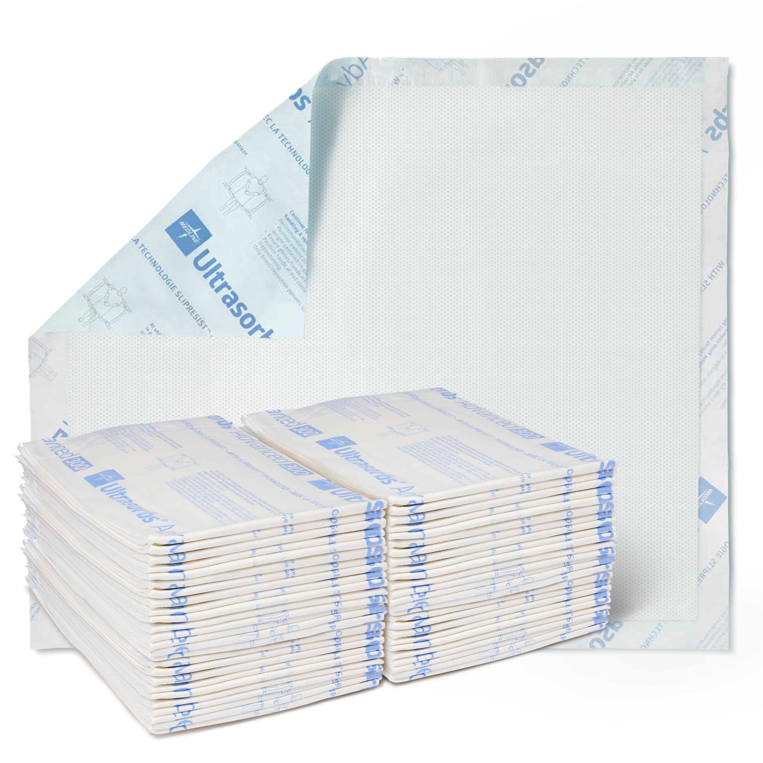 Medline Ultrasorbs Disposable Underpads for Adults, Super Absorbent ...