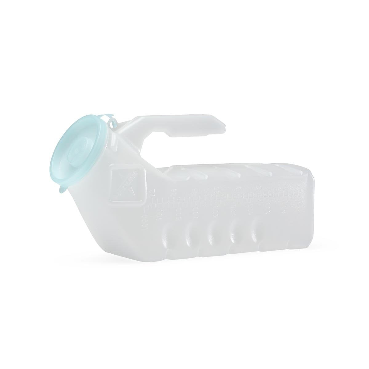 Medline Bedside Hospital Portable Plastic Adult Urinal with Glow-in-the ...