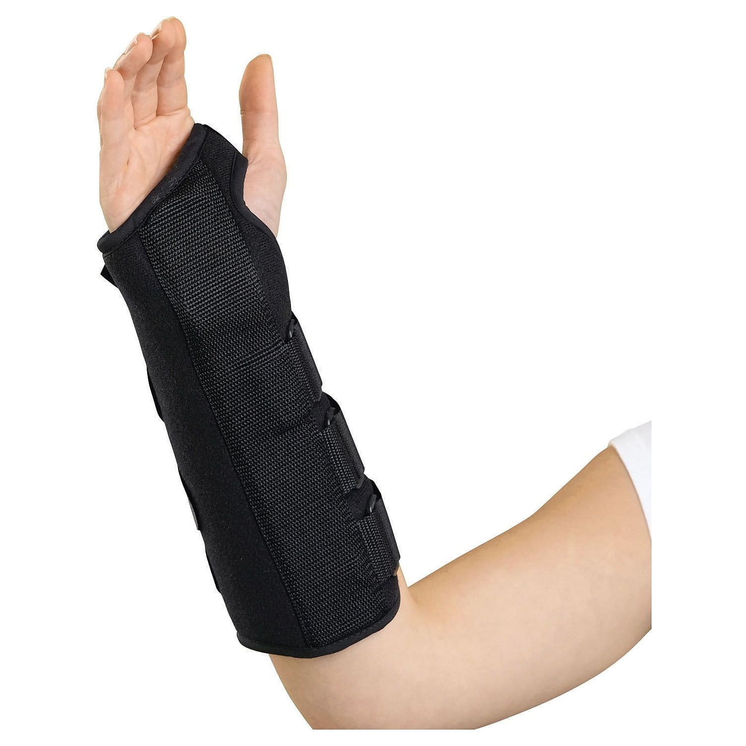 Medline Wrist and Forearm Splints Universal Left Hand Black 1 Each ...