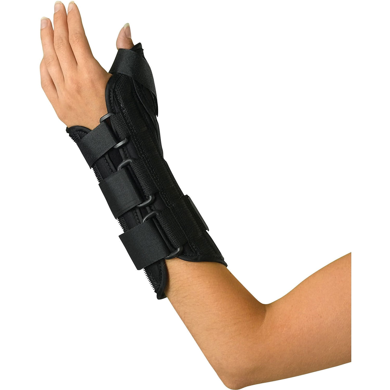 Medline Wrist and Forearm Splints with Abducted Thumb Large Left Hand ...