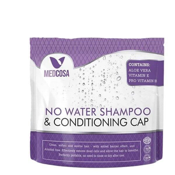 Medosa No Rinse Shampoo Conditioning Cap Hair Wash Caps - Walmart.com