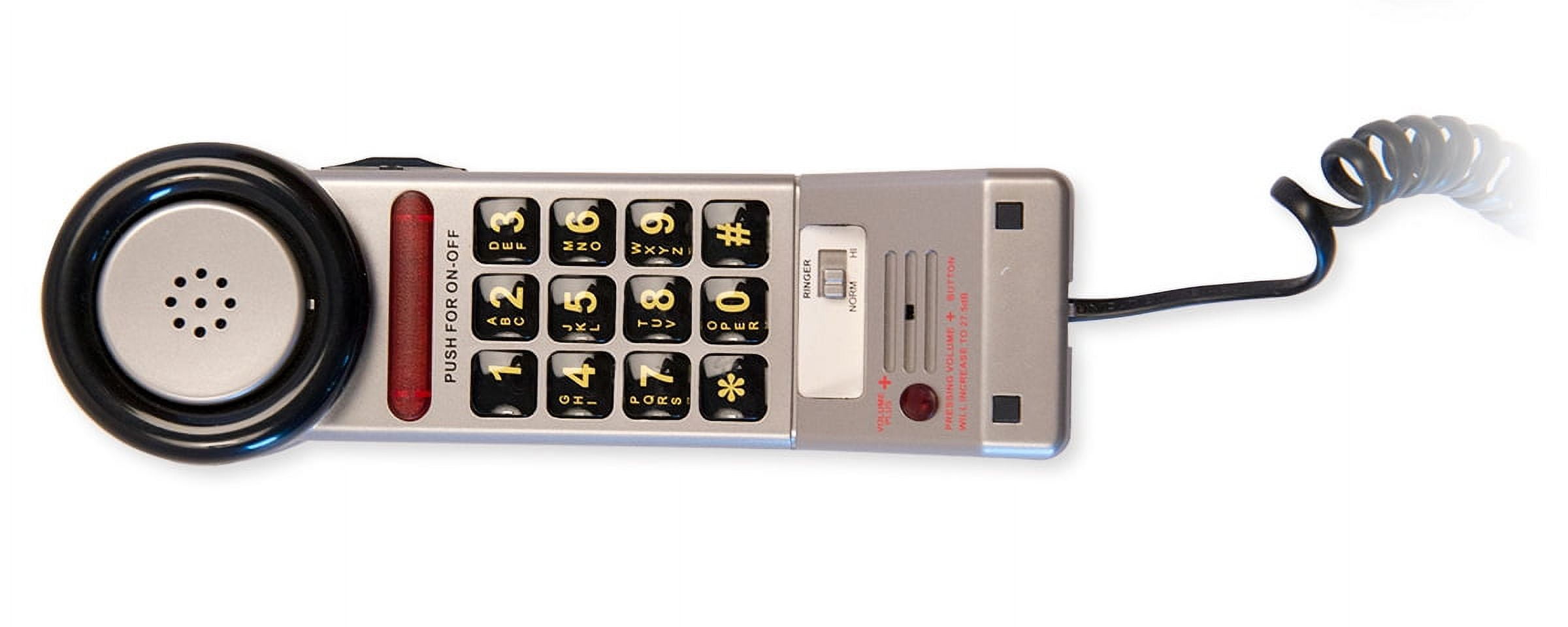 Medpat XL3060 Metallic (Pewter Color) Patient One Piece Telephone ...