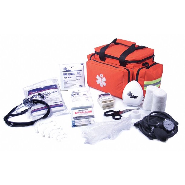 Medsource Emergency Medical Kit,Orange,1-6 People MS-75155 - Walmart ...