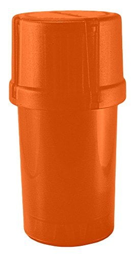 Medtainer Storage Container w/ Built-in Grinder, Orange - Walmart.com