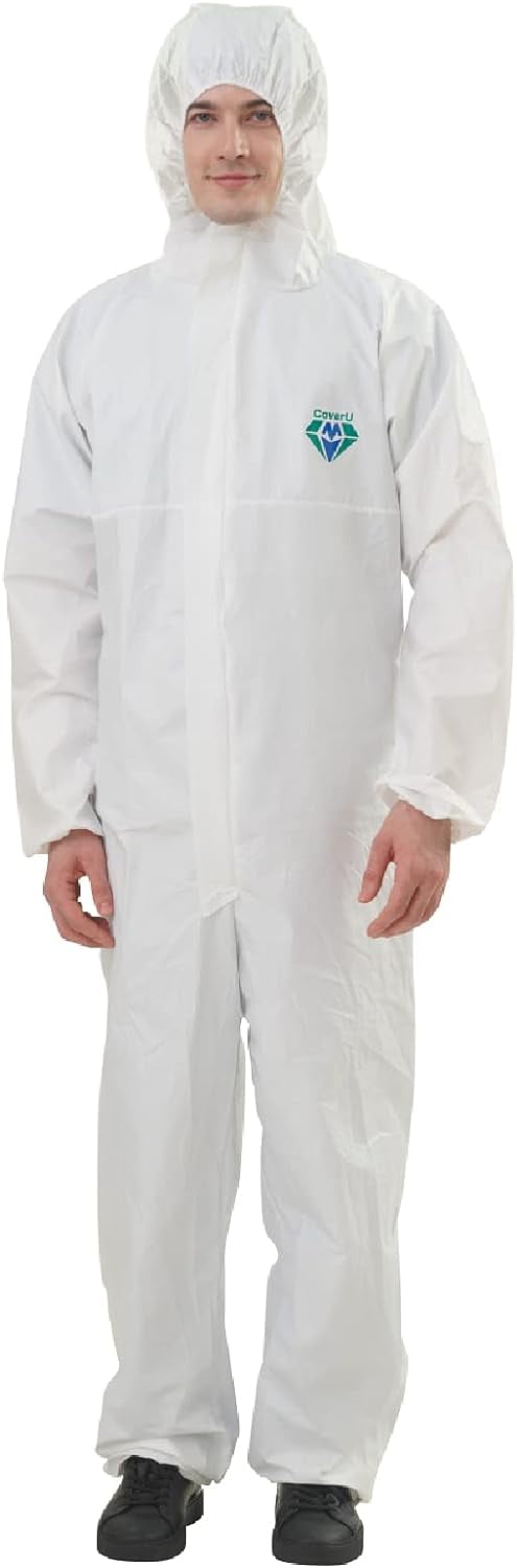 Medtecs Hazmat Suits - Fabric Passed AAMI Level 4 Disposable Coverall ...