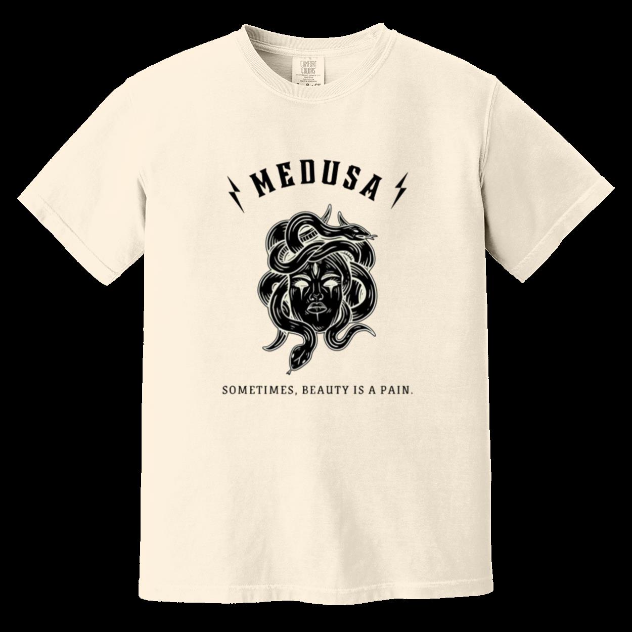 Medusa Ancient Greek Style Comfort Color T-Shirt For Mythology Fans ...