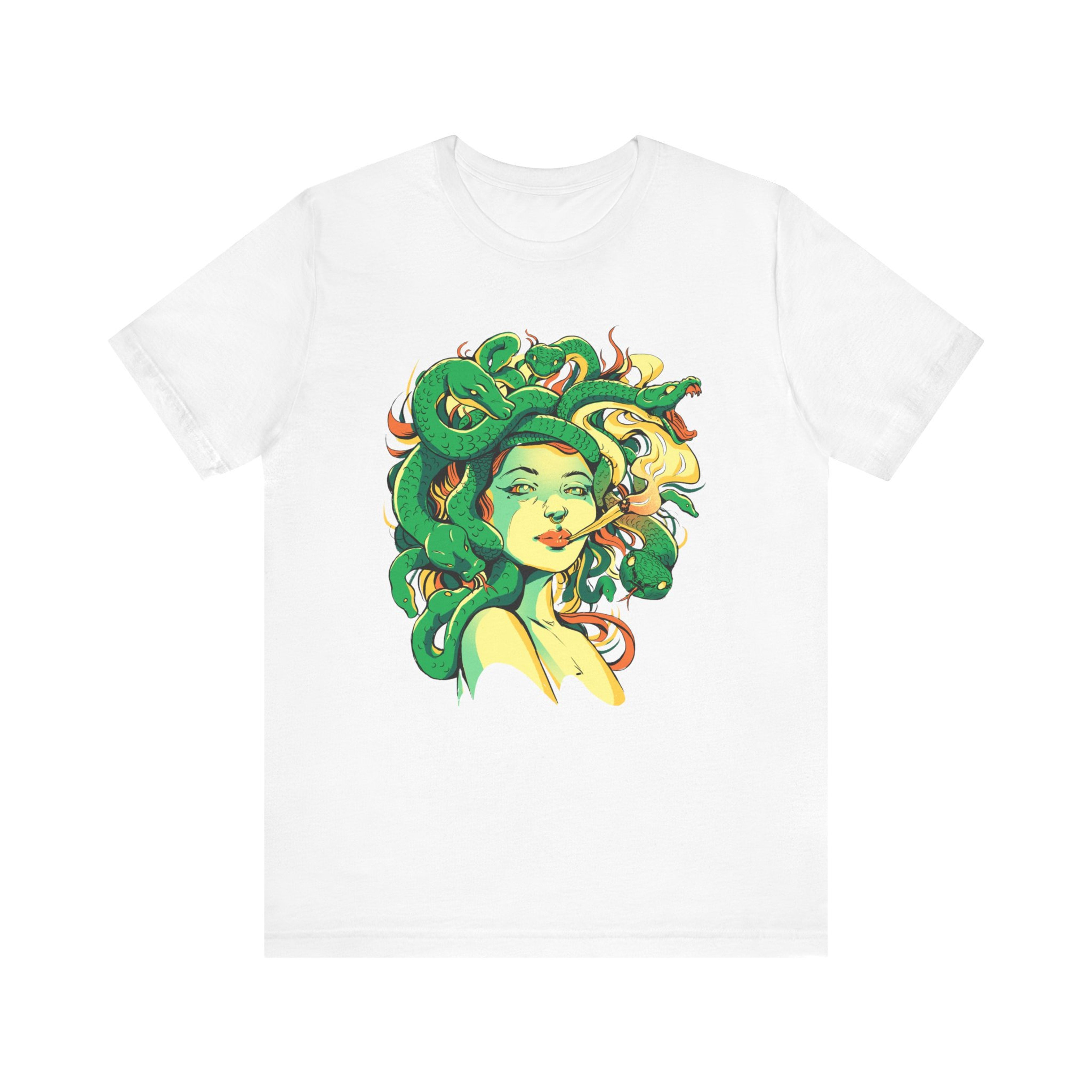 Medusa Cannabis Shirt - 420 Greek Mythology Gorgon Weed Style Tee ...