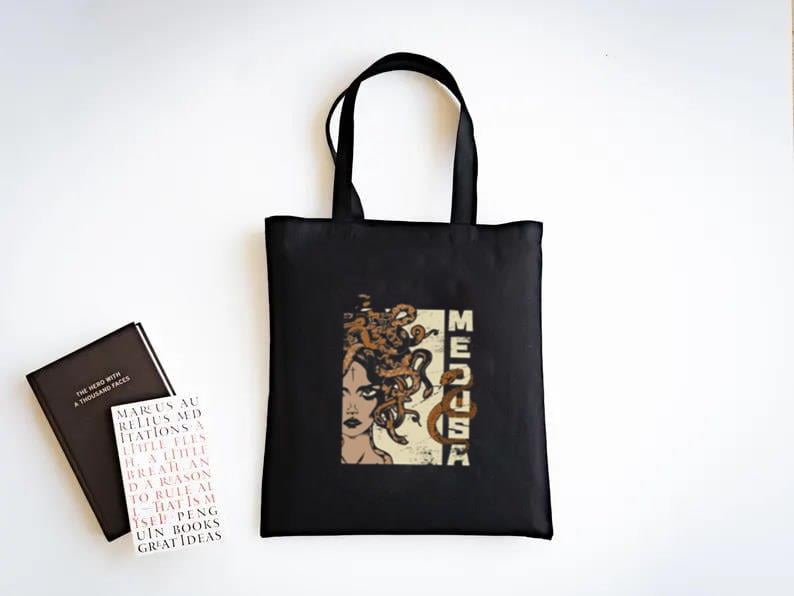 Medusa Classic Greek Mythology Gorgon Artwork Tote Bags - Walmart.com
