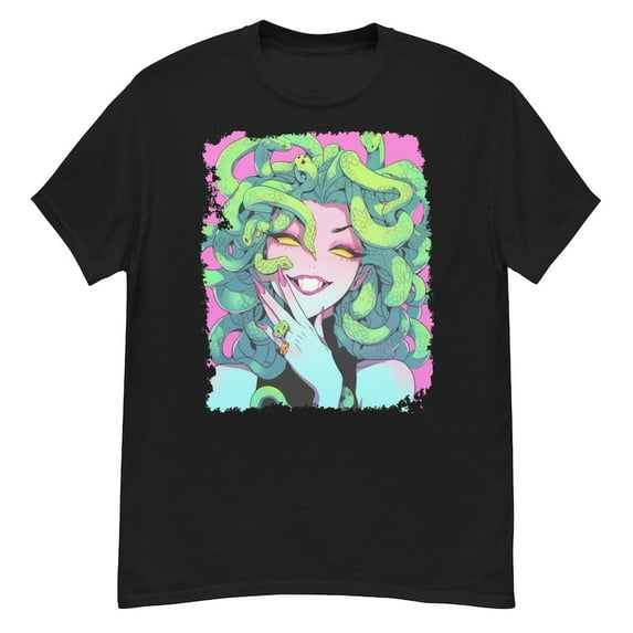 Medusa Gorgon Monster Graphic TShirt Ancient Greek Mythology Art Gift ...