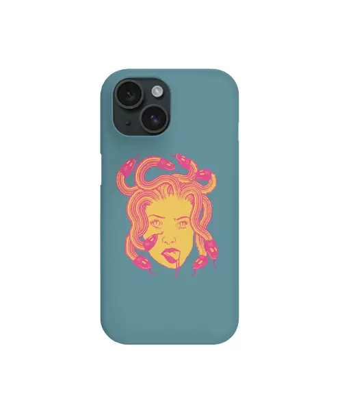 Medusa Greek Mythology Art Phone Case for iPhone 16 15 14 13 12 11 Pro ...
