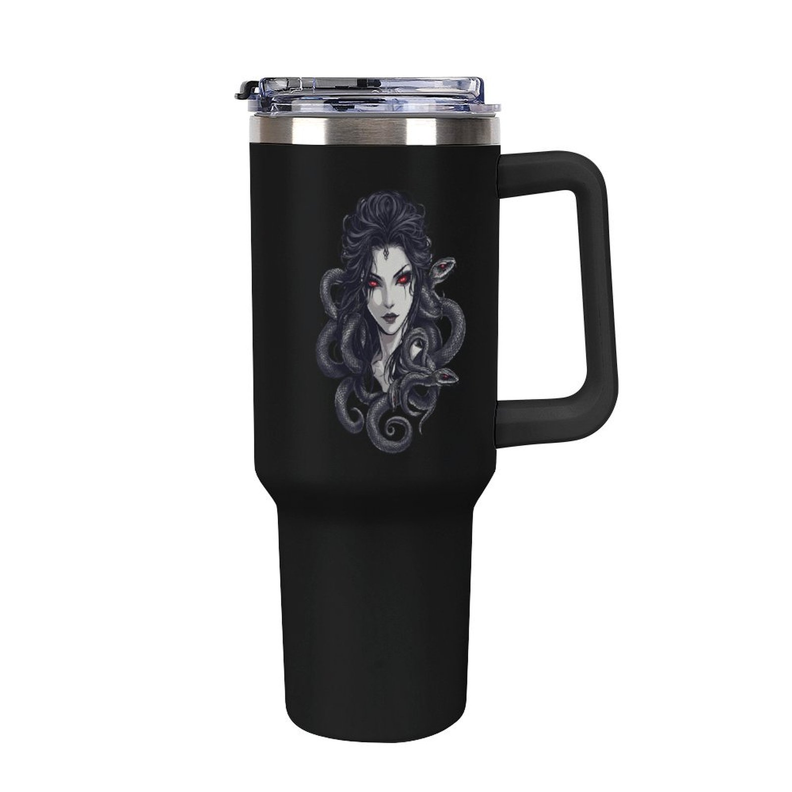 Medusa Greek Mythology Gothic 40 oz Tumbler with Handle and Straw ...