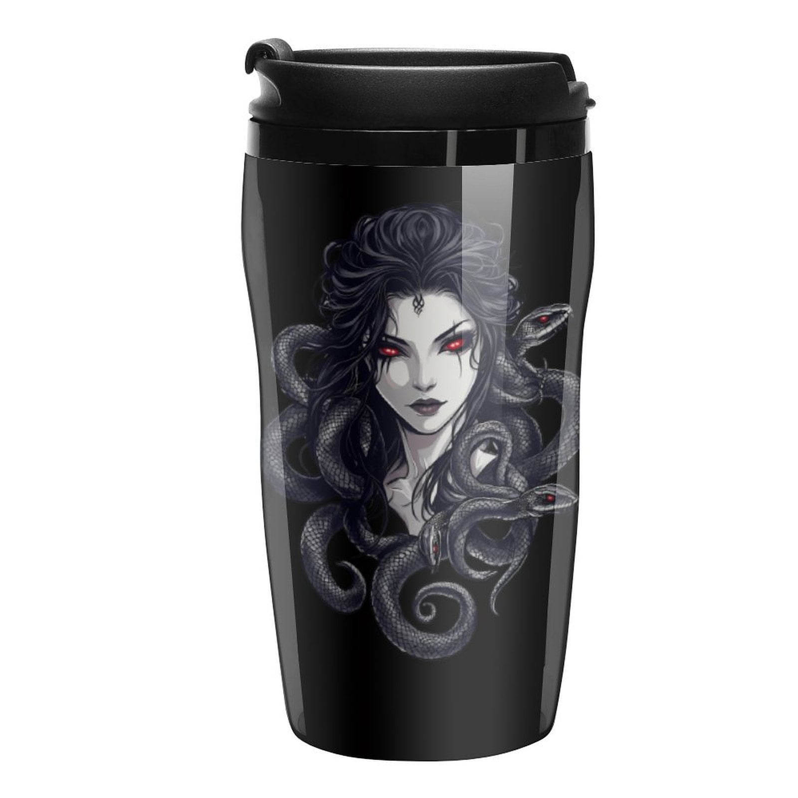 Medusa Greek Mythology Gothic Travel Coffee Tumbler Reusable Cup for ...