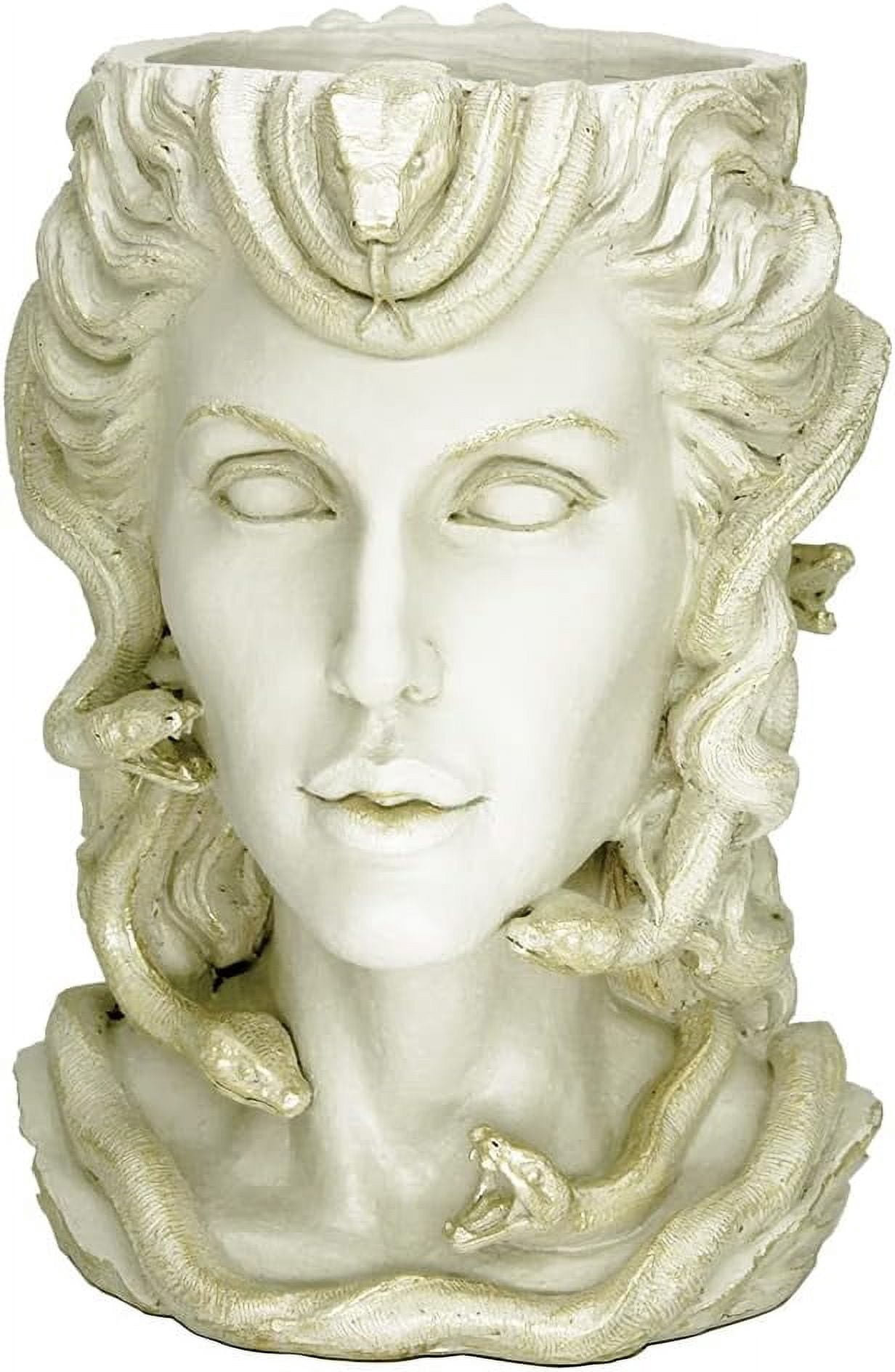 Medusa Head Planter White Face Vase for Décor Indoor Plant Pot with ...
