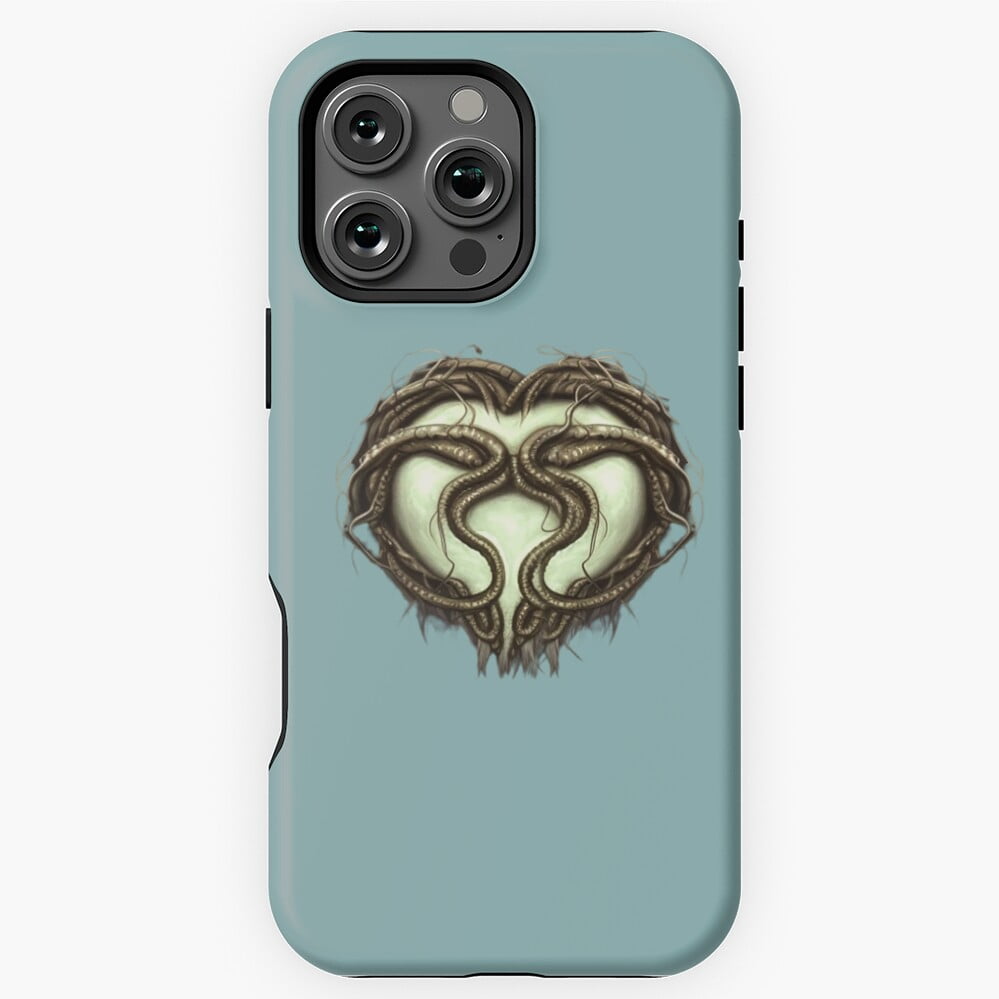 Medusa Heart Greek Mythology Art Phone Case for iPhone 16 15 14 13 12 ...