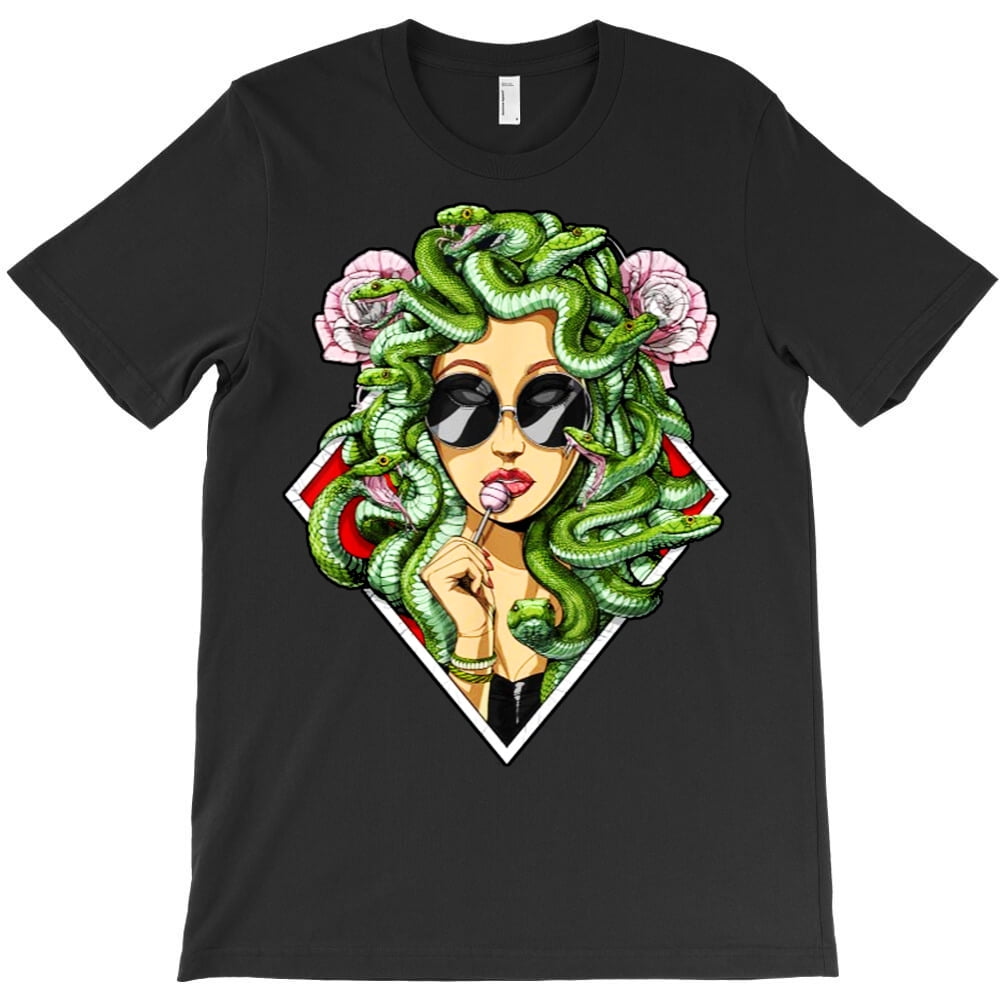 Medusa Hippie Psychedelic Snakes Themed Funny Greek Mythology and Art ...