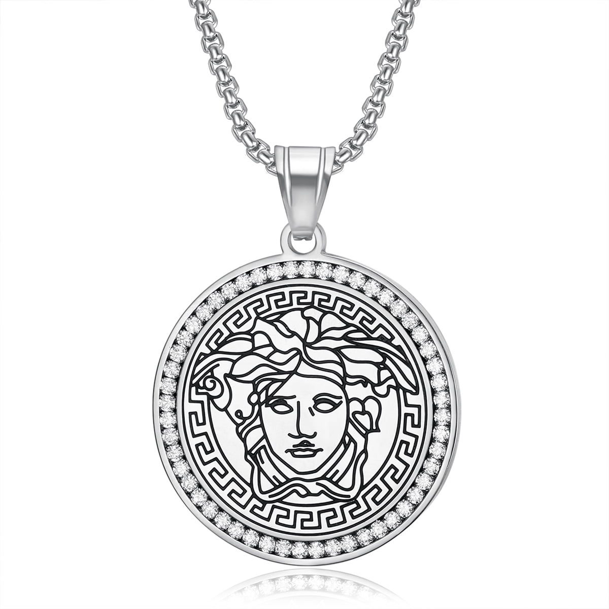 Medusa Necklace Greek Mythology Ancient Greek Symbol Medusa Pagan ...