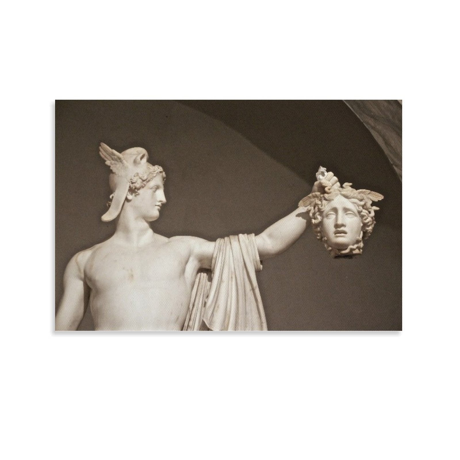Medusa Perseus Head Vatican Statue Canvas Art Poster And Wall Art ...