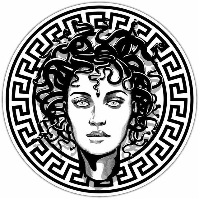 Medusa'S Head Of Medusa Snakes Snake Car Window Stickerphone Decal ...