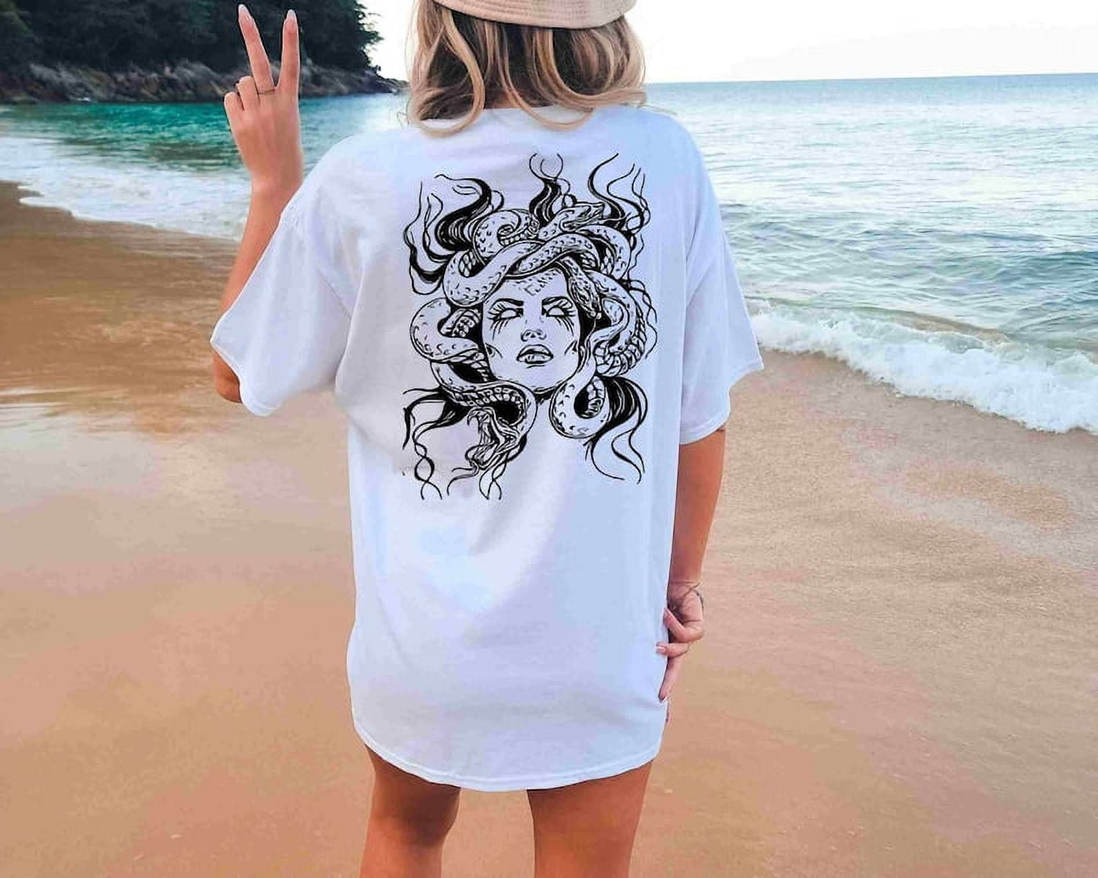 Medusa Snake Face Shirt, Greek Mythology Tee, Greek Legends Top ...