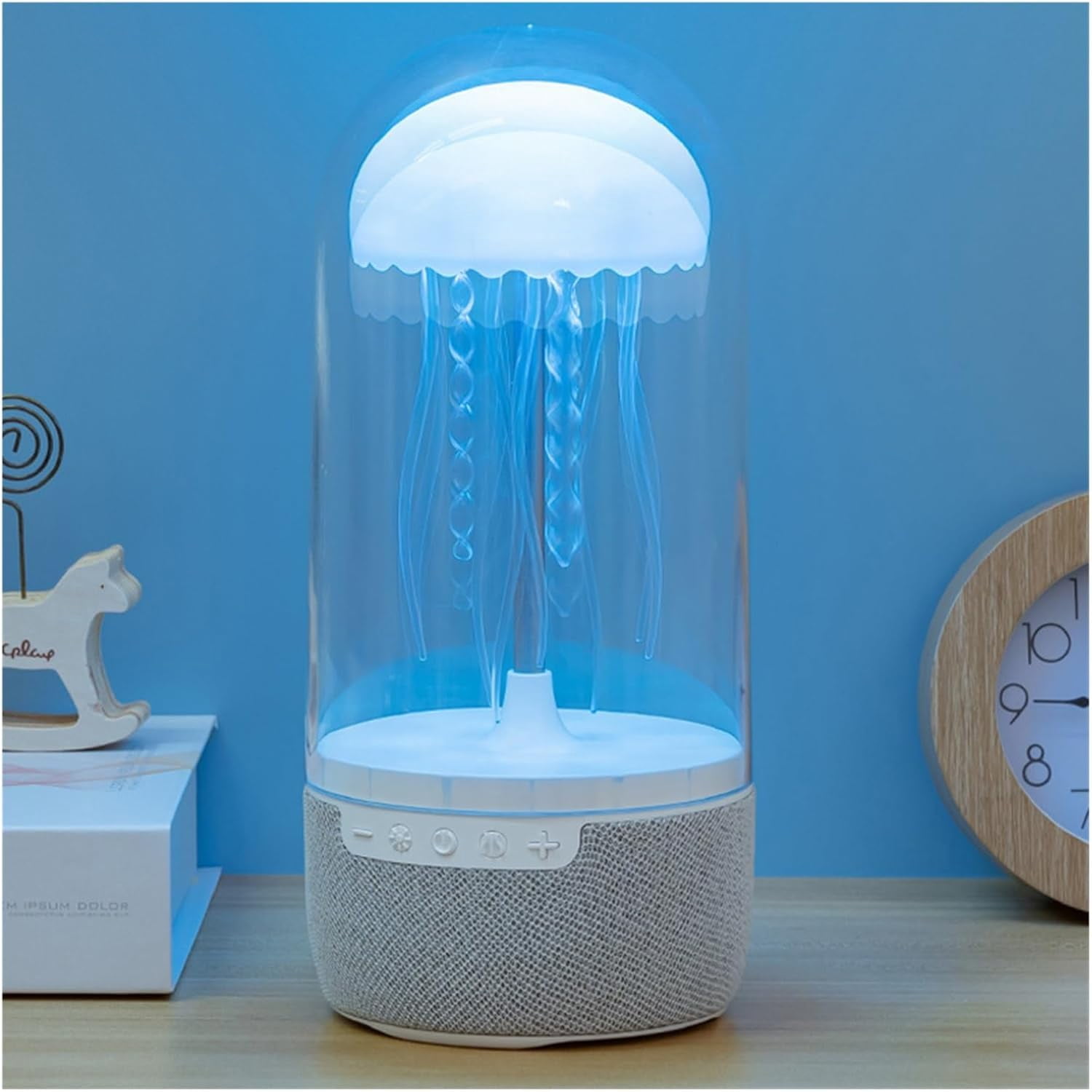 Medusa Speaker,Sensory Jelly Fish Night Light with Bluetooth Speaker ...