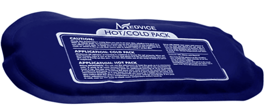 Medvice 2 Reusable Hot/Cold Ice Packs - Gel Wraps for Injuries, Pain ...