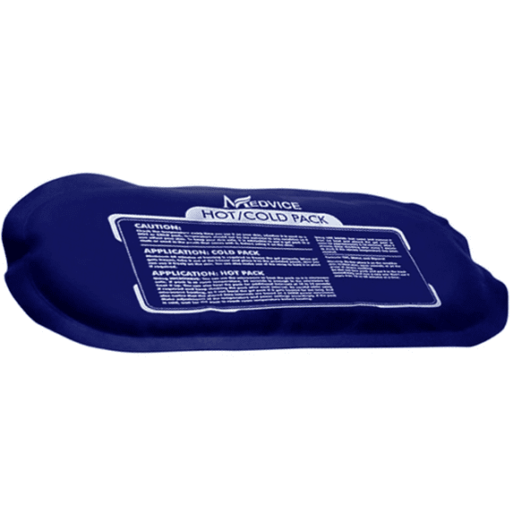 Medvice 2 Reusable Hot/Cold Ice Packs - Gel Wraps for Injuries, Pain ...