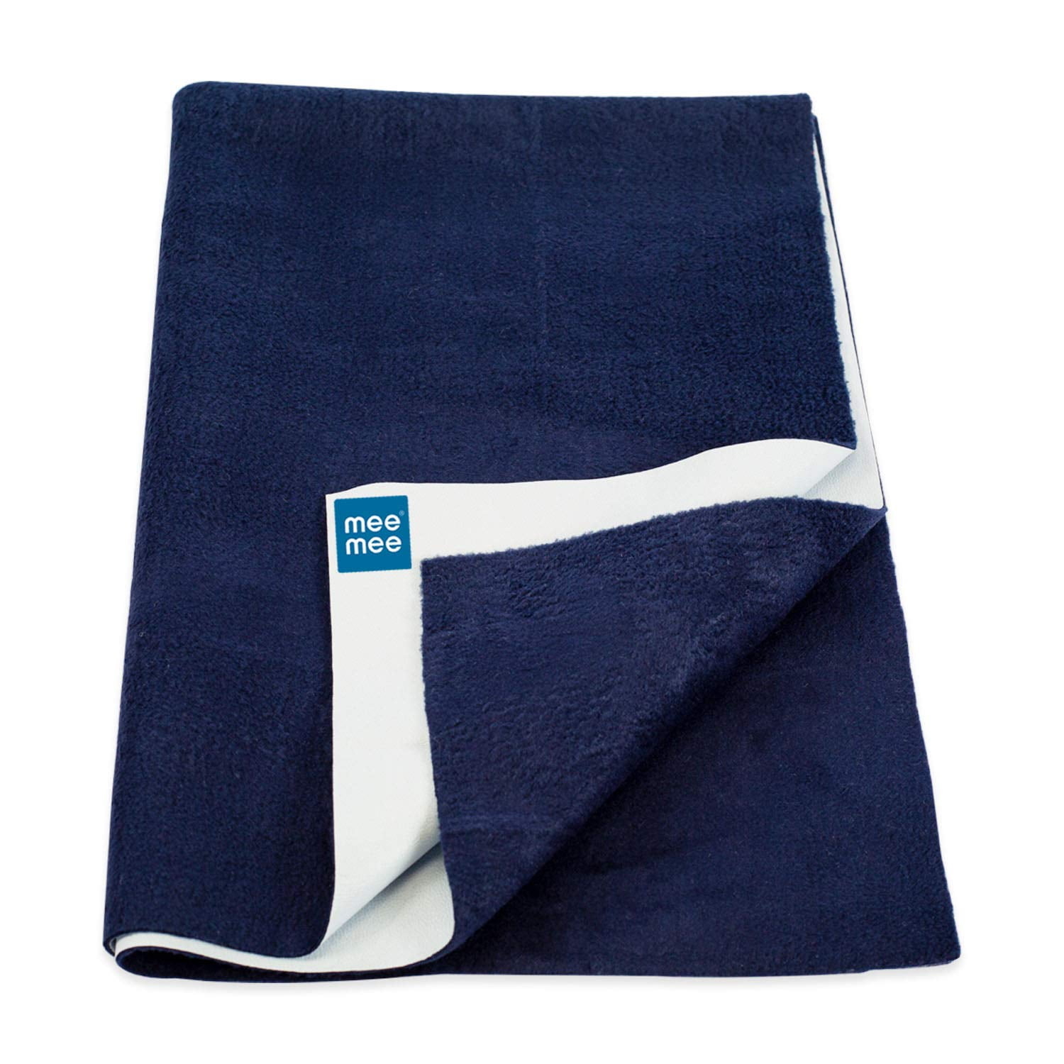 Mee Mee Instadry AntiPiling Fleece Extra Absorbent Cotton Bed Protector Mattress Reusable ...