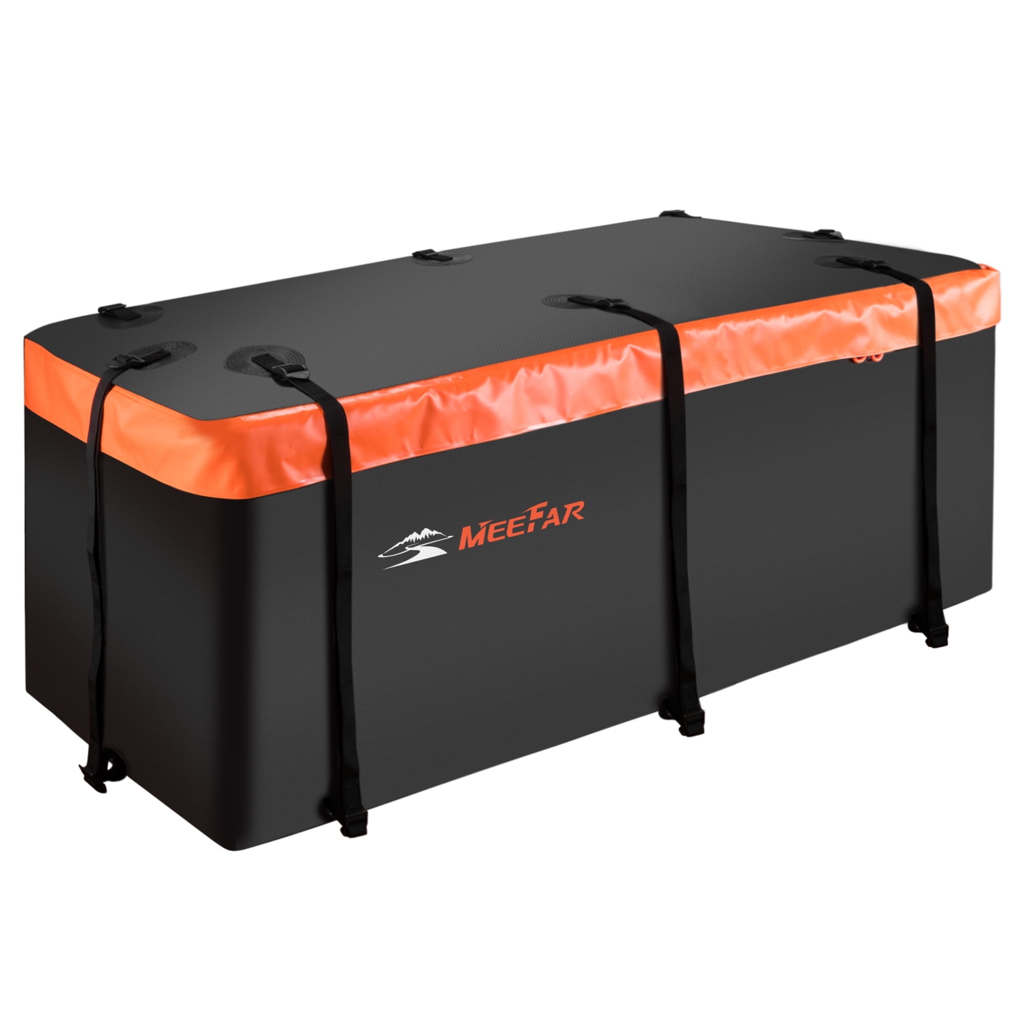 MeeFar 15 cu.ft Hitch Mount Cargo Carrier 100% Waterproof Soft Shell ...