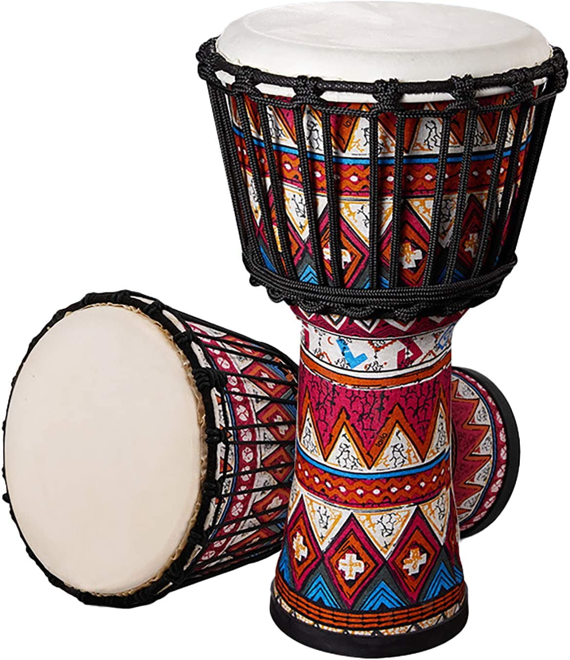 Meech Djembe Drum for Kids Bongo Congo Goatskin African Drum Cloth ...