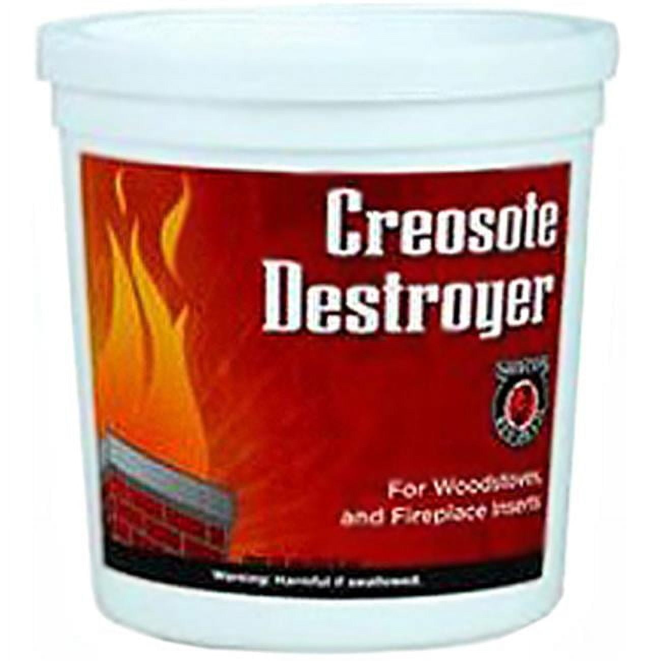 Meeco 1 lbs Creosote Destroyer Powder, Fireplace Cleaner Cleaning ...