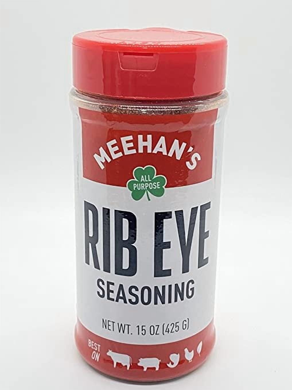 Meehan's Rib Eye Seasoning, 15 Oz Shaker Jar, Steak and Veggie Umami ...