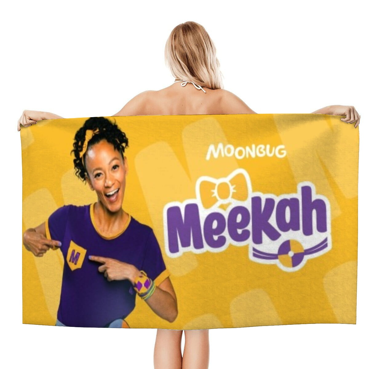 Meekah Gifts Beach Towel for Women Girl Birthday Inspired Fan Bath ...