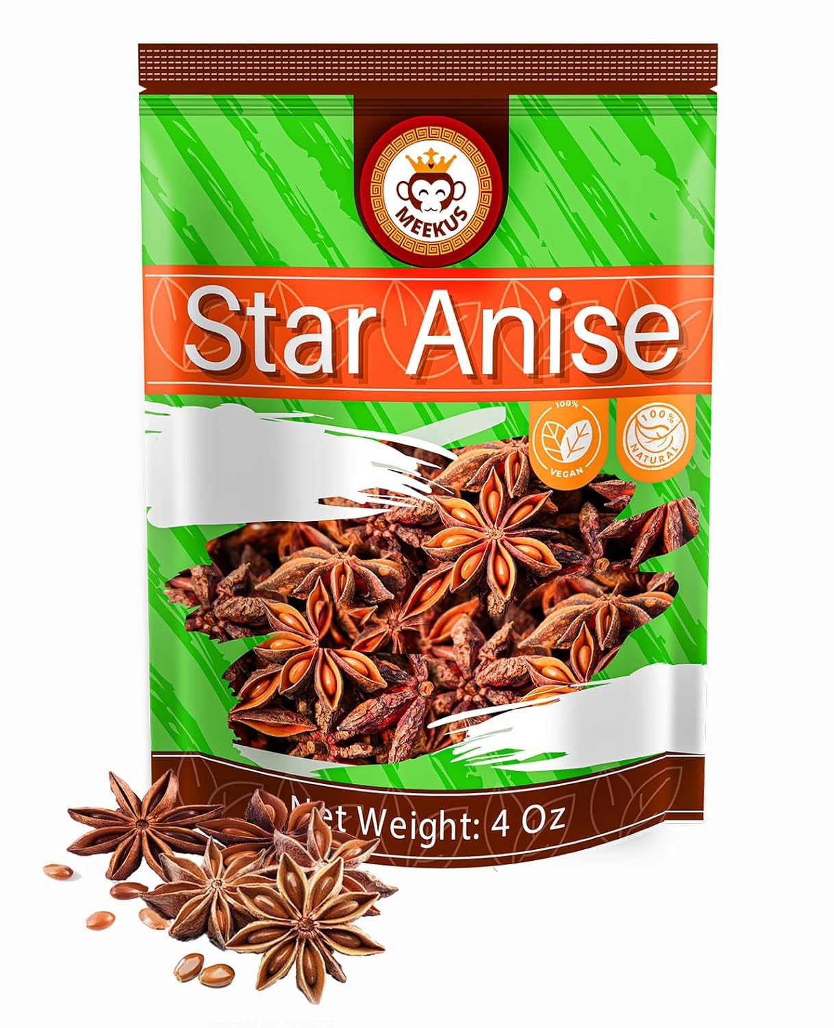 Meekus Premium Star Anise Whole - Aromatic Spice for Flavorful ...