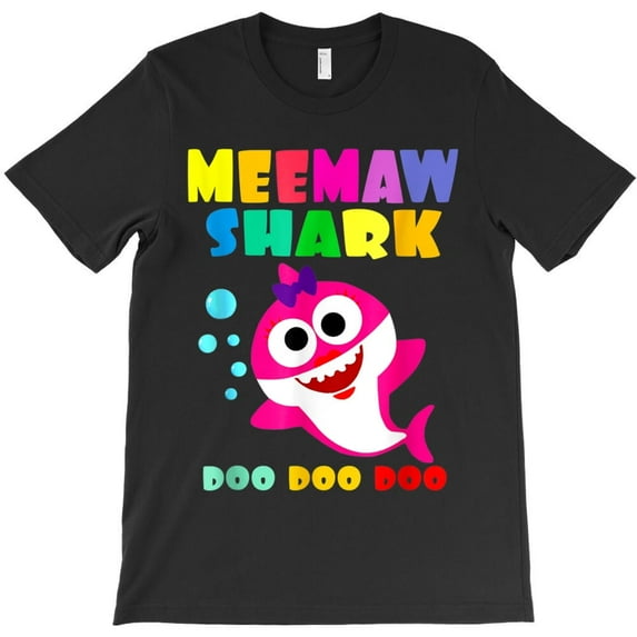 Meemaw Shark Funny Mommy Kids Family Mother's Day Men's Women's H16098 ...