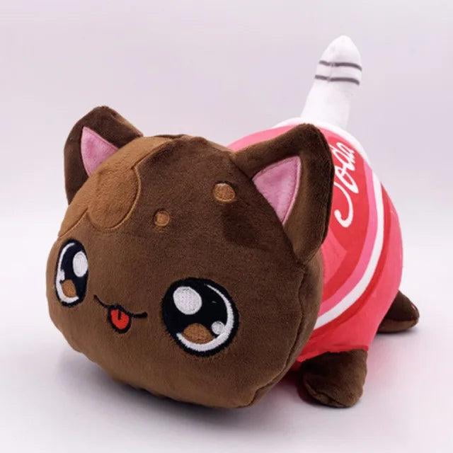 Meemeow Aphmau Plush Bundle - Cats, Food Plushies, Kawaii Cute Dolls ...