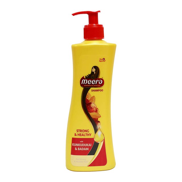 Meera Strong and Healthy Shampoo with Kunkudukai and Badam (Sapindus ...