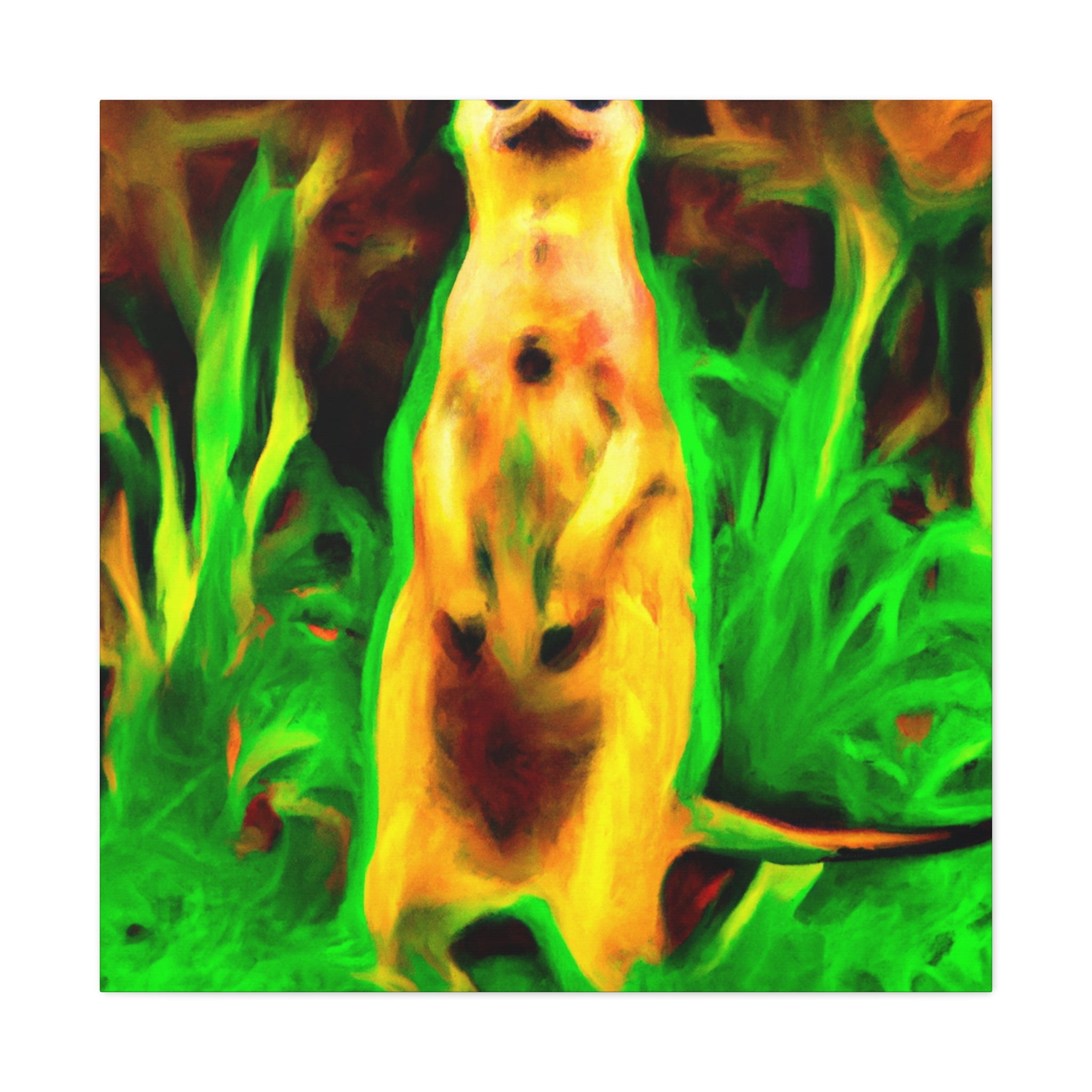 Meerkat Blue Sunrise - Canvas - Walmart.com