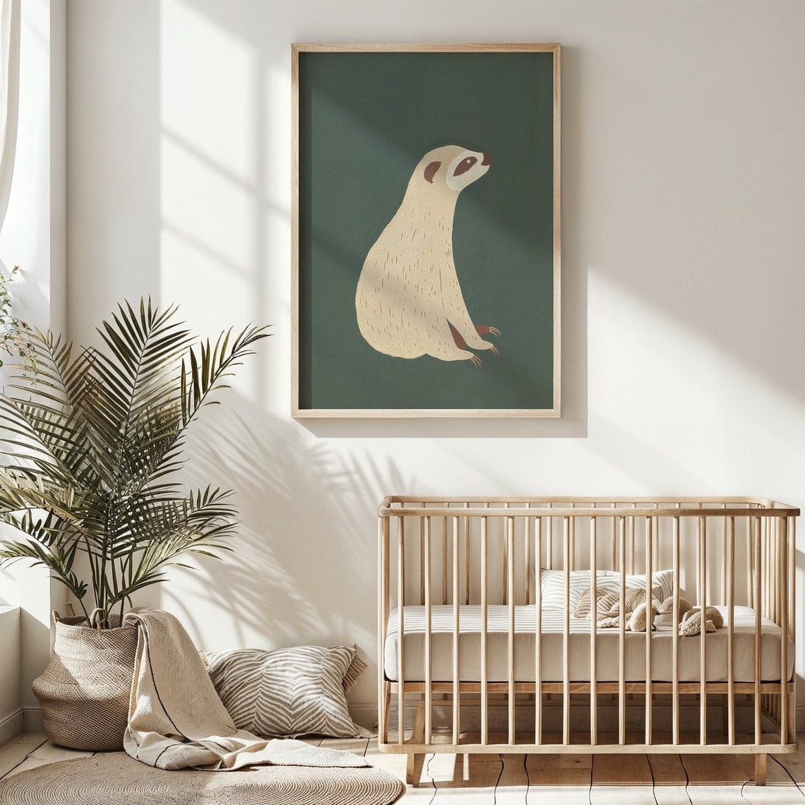 Meerkat Nursery Wall Art Print Kids Room Decor Animal Poster Printable ...