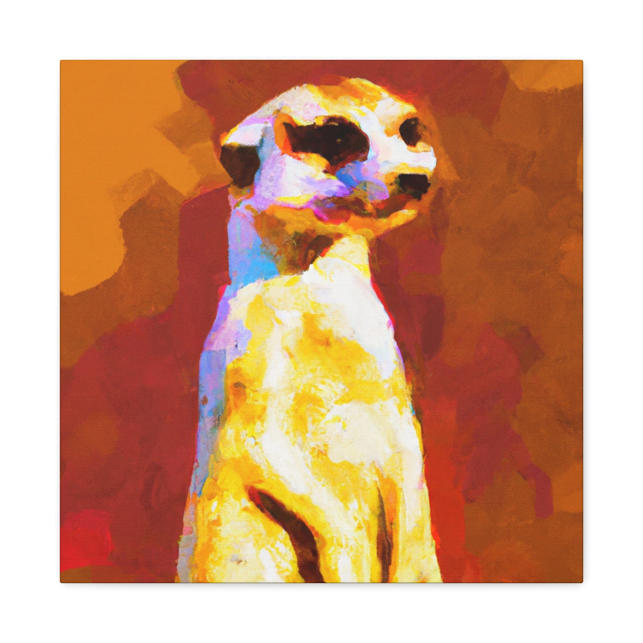 "Meerkat Pop Artistic" - Canvas - Walmart.com