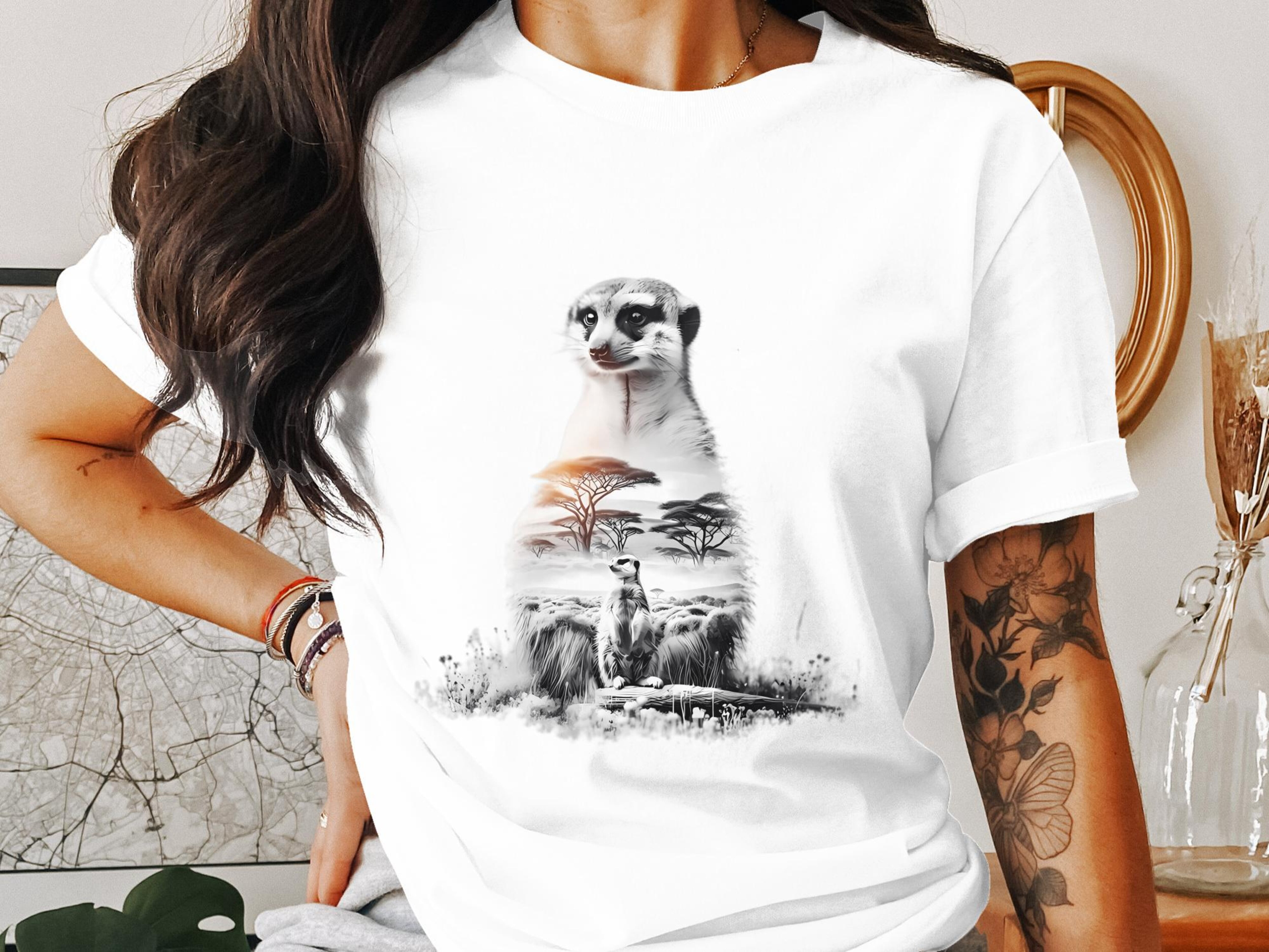 Meerkat is adorable on t-shirt, Meerkat is beautiful on sweater ...
