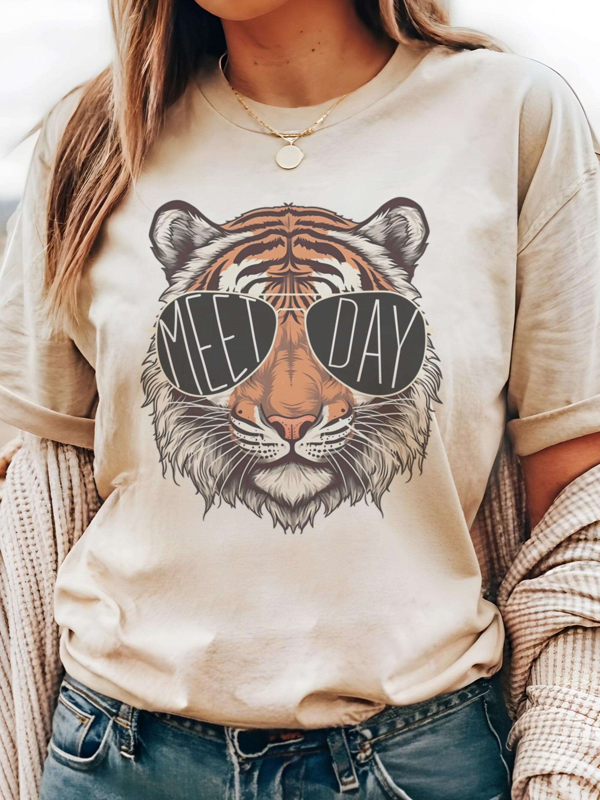 Meet Day Tigers TShirt Game Day Mascot Tee - Walmart.com