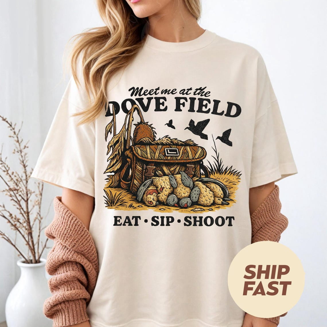 Meet Me at the Dove Field Shirt, Dove Hunting Shirt, Camo Bag and ...