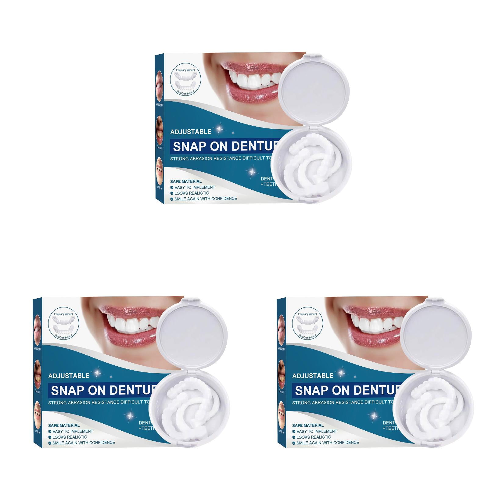 Meet Instant Veneers Denture Fake Teeth Clip-In Veneers Whitening ...