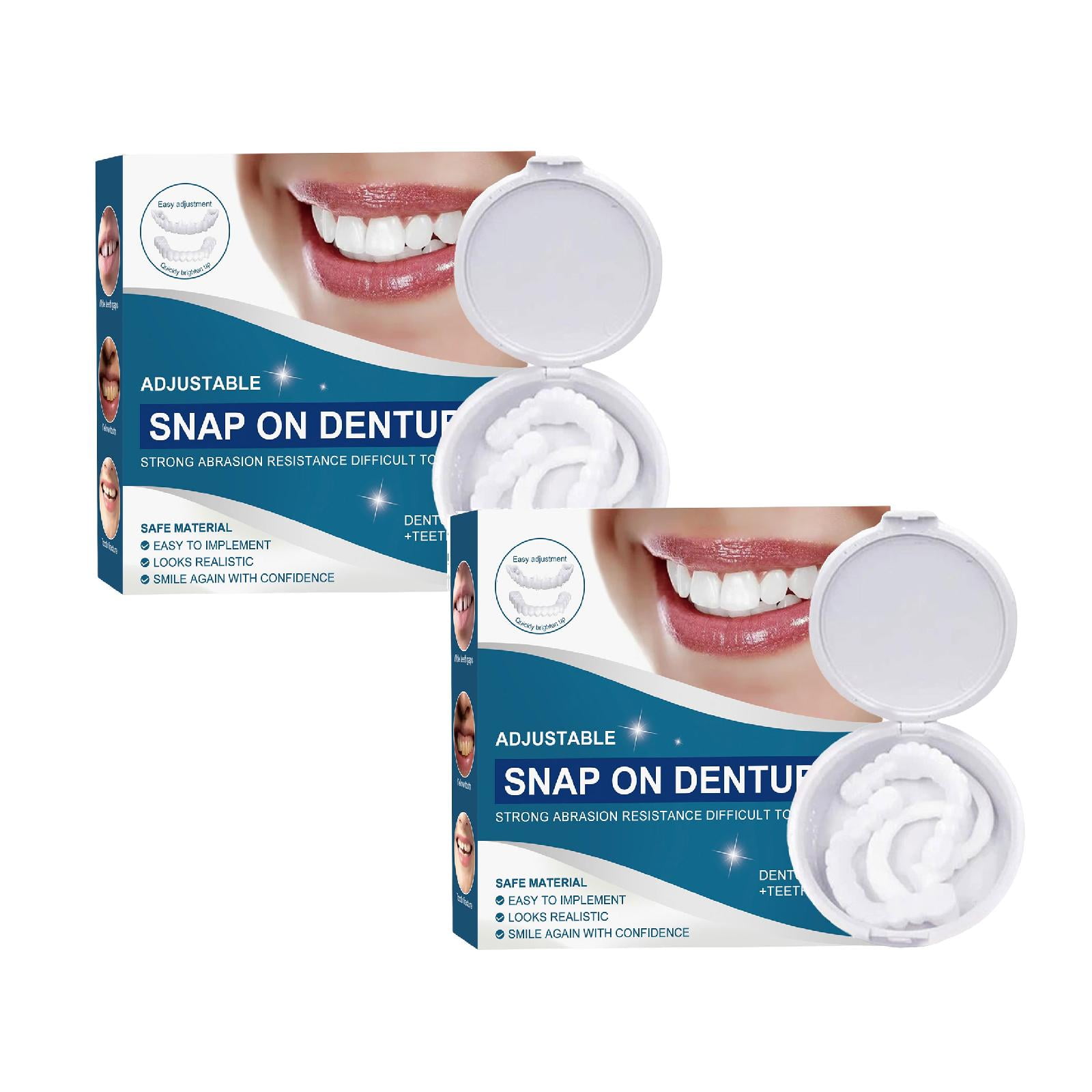 Meet Instant Veneers Denture Fake Teeth Clip-In Veneers Whitening ...