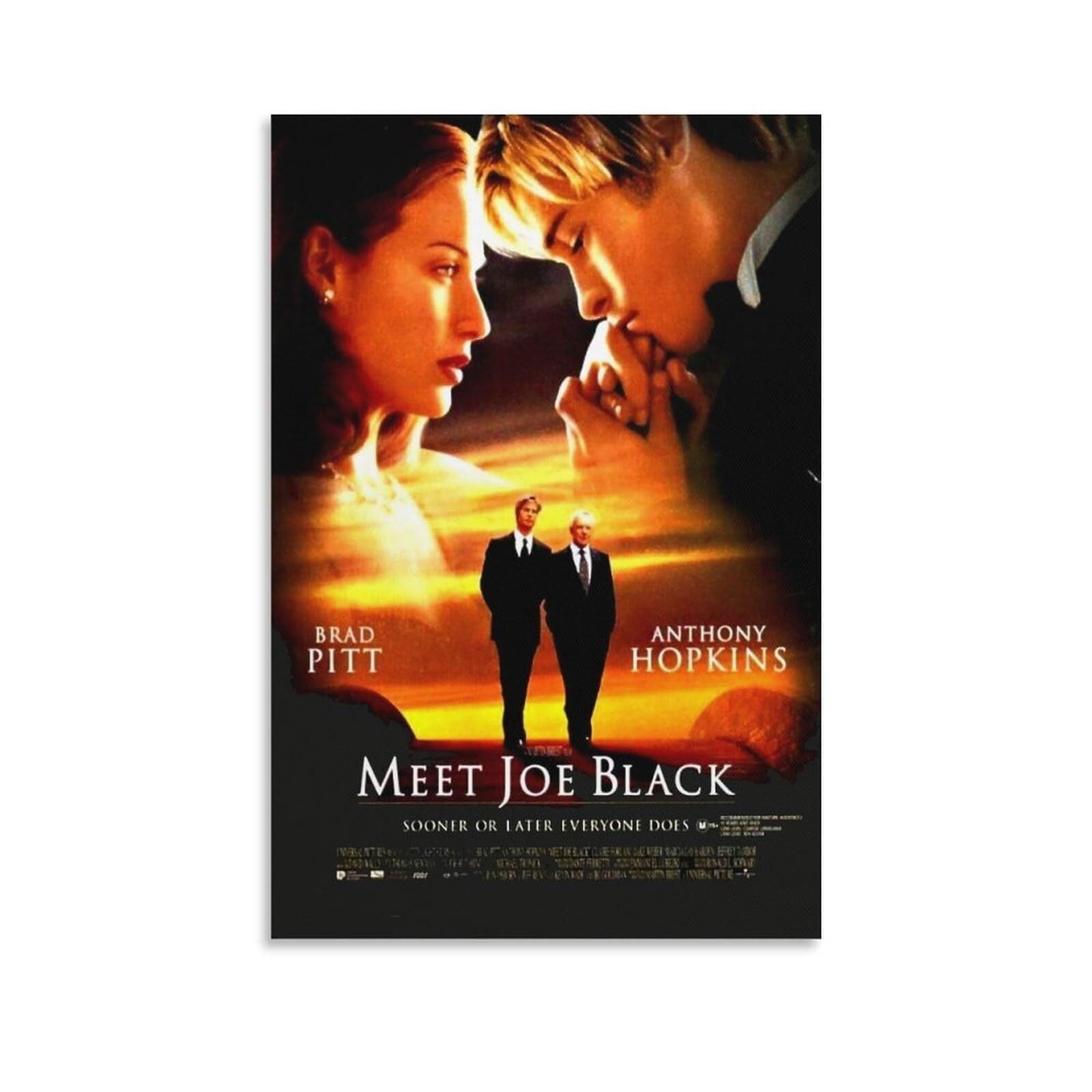 Meet Joe Black Movie Poster (1) Painting On Canvas Wall Art Poster ...