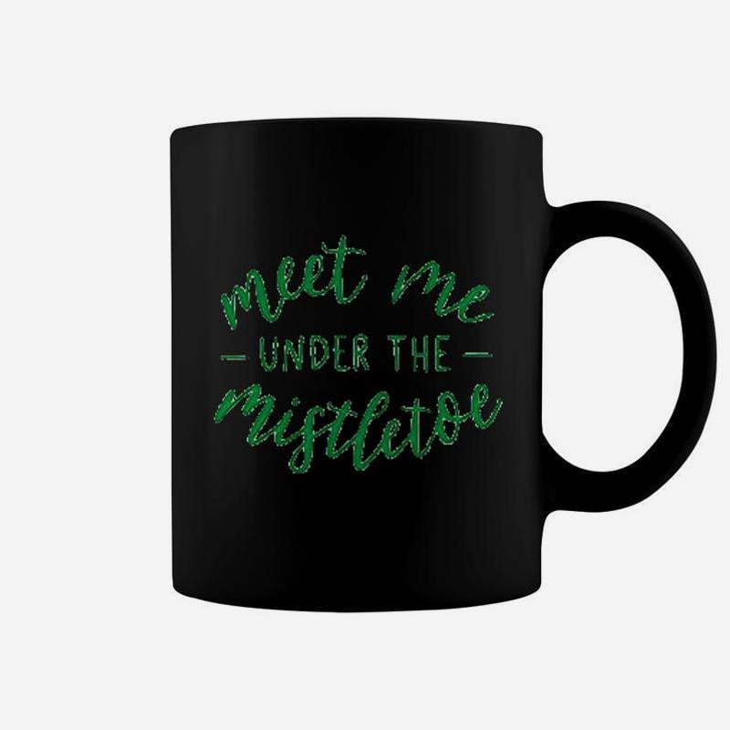 Meet Me Under The Mistletoe Raglan Coffee Mug - Walmart.com